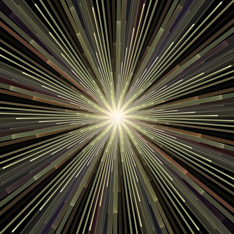 Fractal Line Burst stock illustration. Illustration of abstract - 267762151