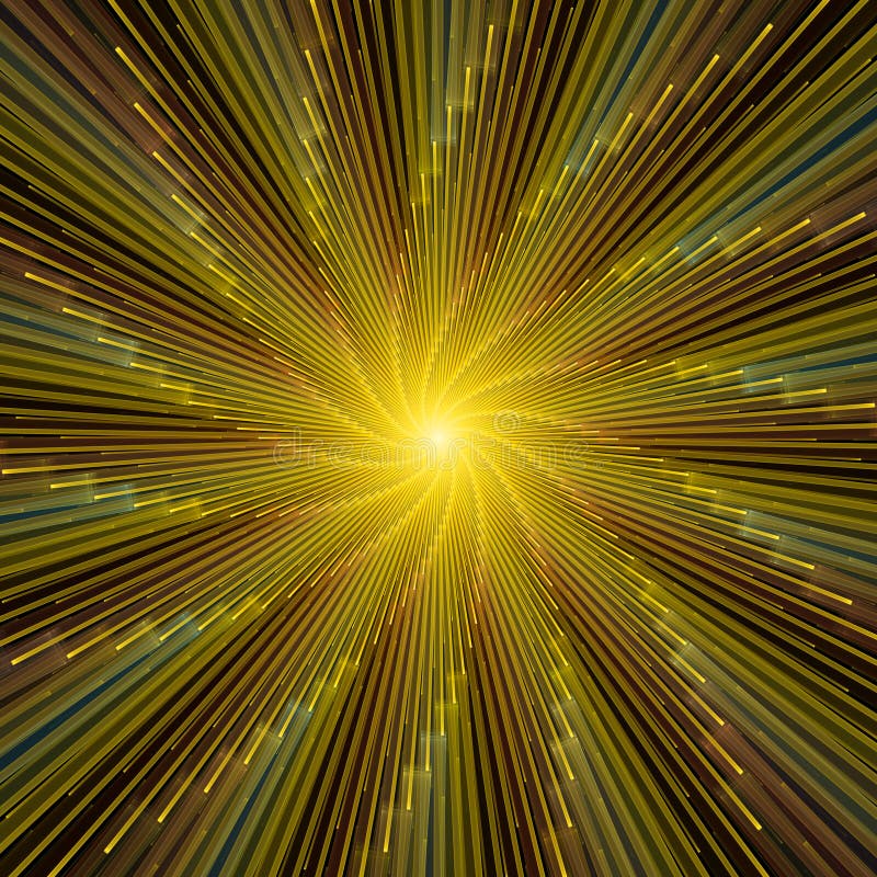 Fractal Line Burst stock illustration. Illustration of vortex - 269064659