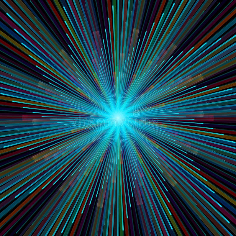 Fractal Line Burst stock illustration. Illustration of symmetry - 273801523