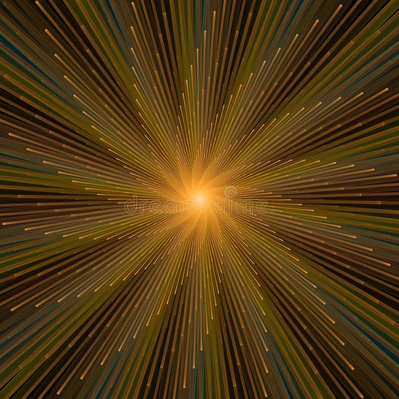 Fractal Line Burst stock illustration. Illustration of design - 273801586
