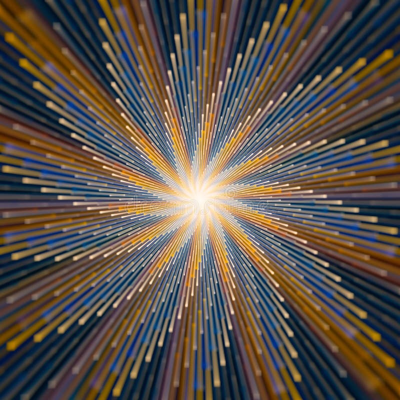 Fractal Line Burst stock illustration. Illustration of vortex - 273801607