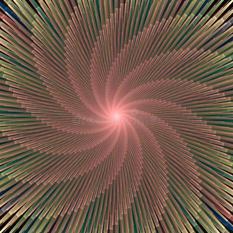 Fractal Line Burst stock illustration. Illustration of fractal - 273801636