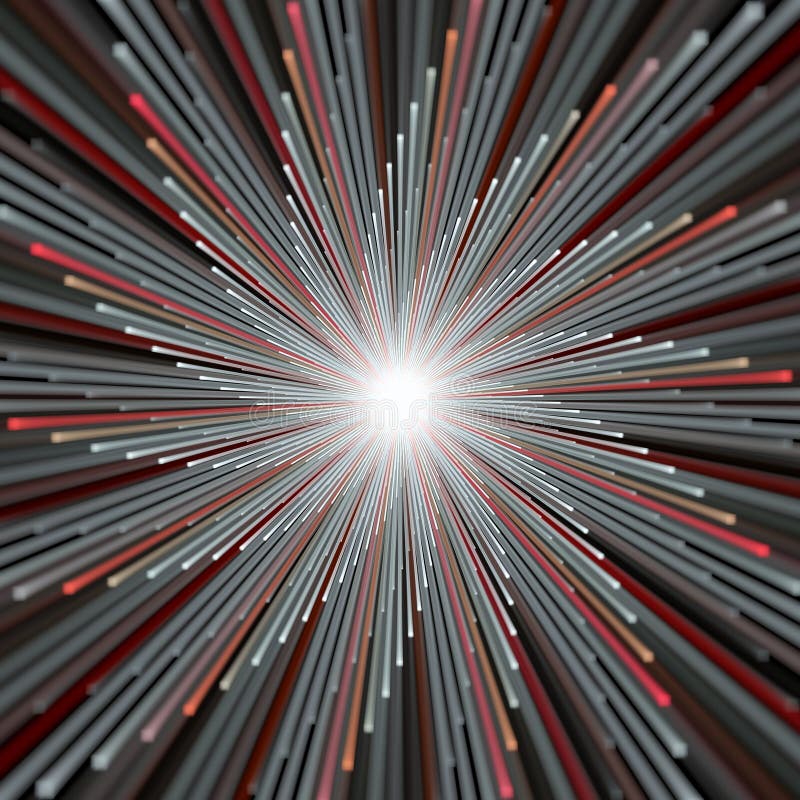 Fractal Line Burst stock illustration. Illustration of abstract - 273801672