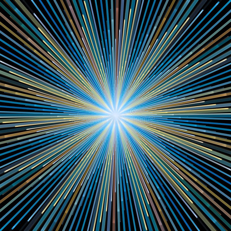 Fractal Line Burst stock illustration. Illustration of pattern - 274510775