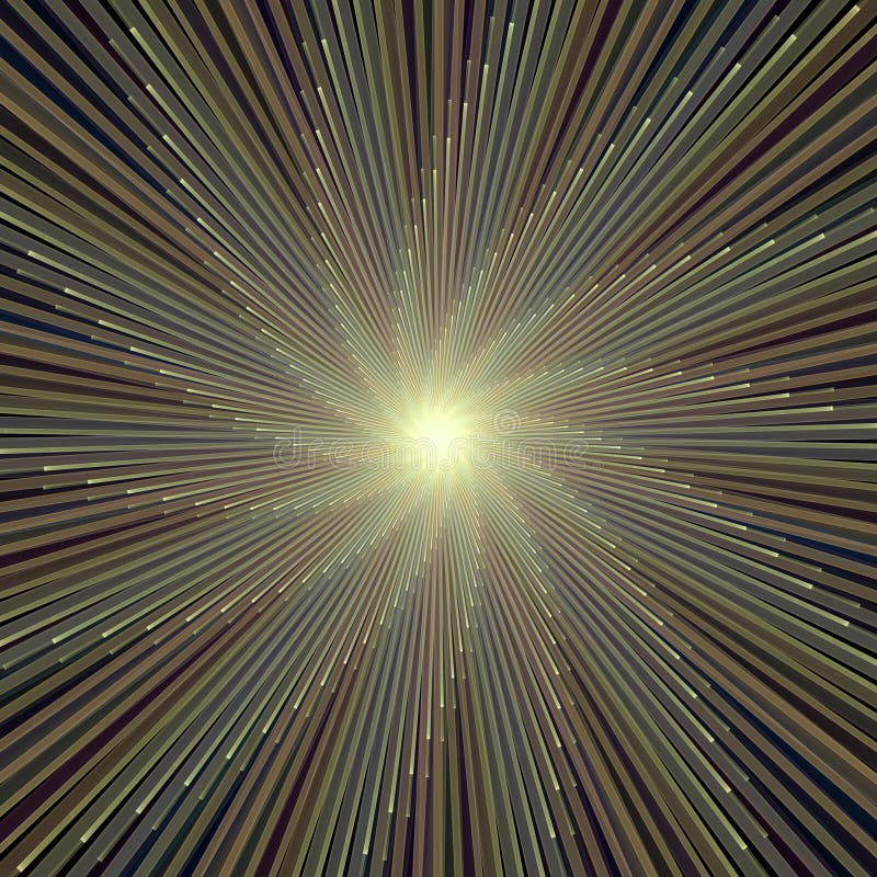 Fractal Line Burst stock illustration. Illustration of background ...
