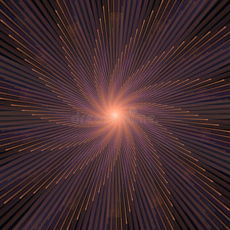 Fractal Line Burst stock illustration. Illustration of background ...