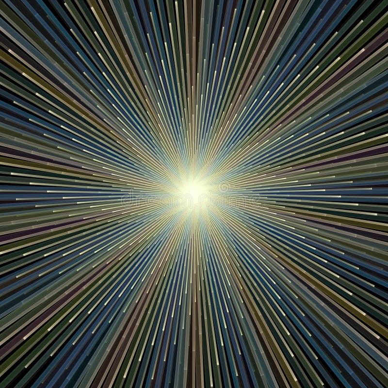 Fractal Line Burst stock illustration. Illustration of emit - 276519044