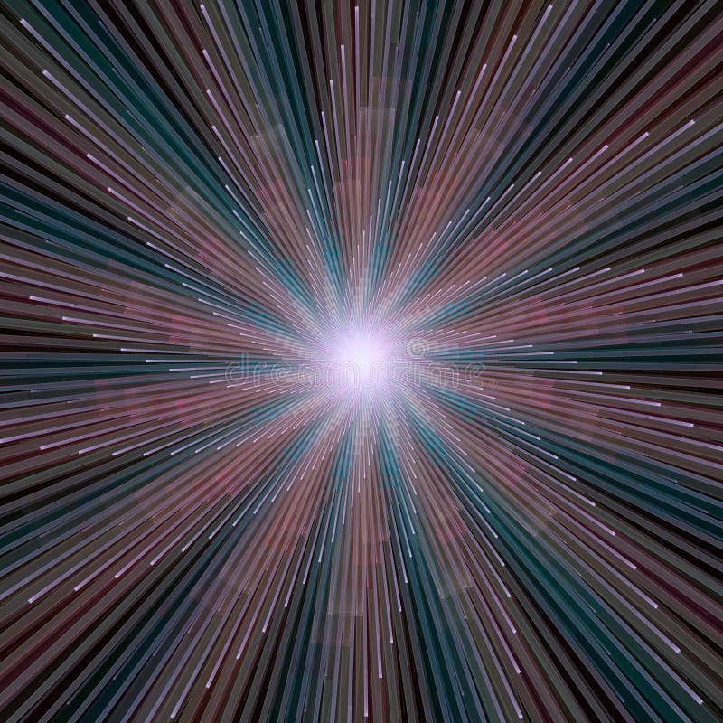 Fractal Line Burst stock illustration. Illustration of geometry - 277257024