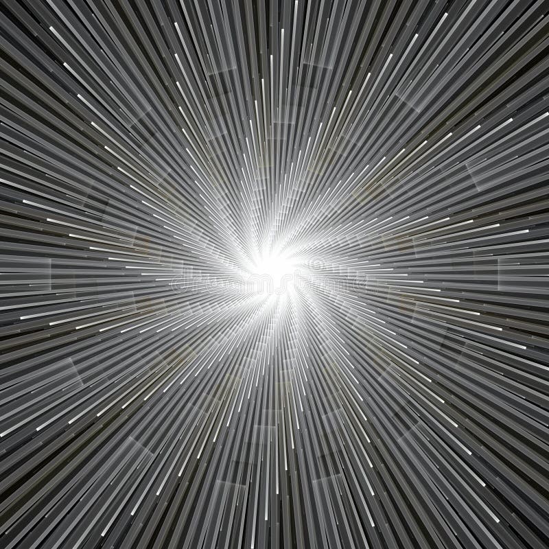 Fractal Line Burst stock illustration. Illustration of pattern - 278694402