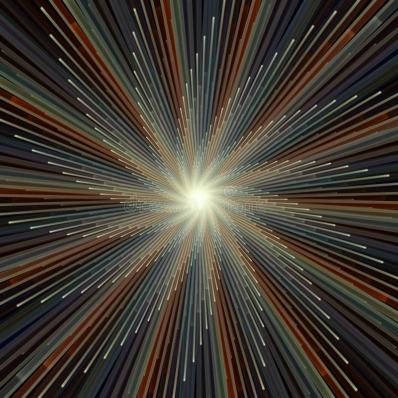 Fractal Line Burst stock illustration. Illustration of burst - 278694473