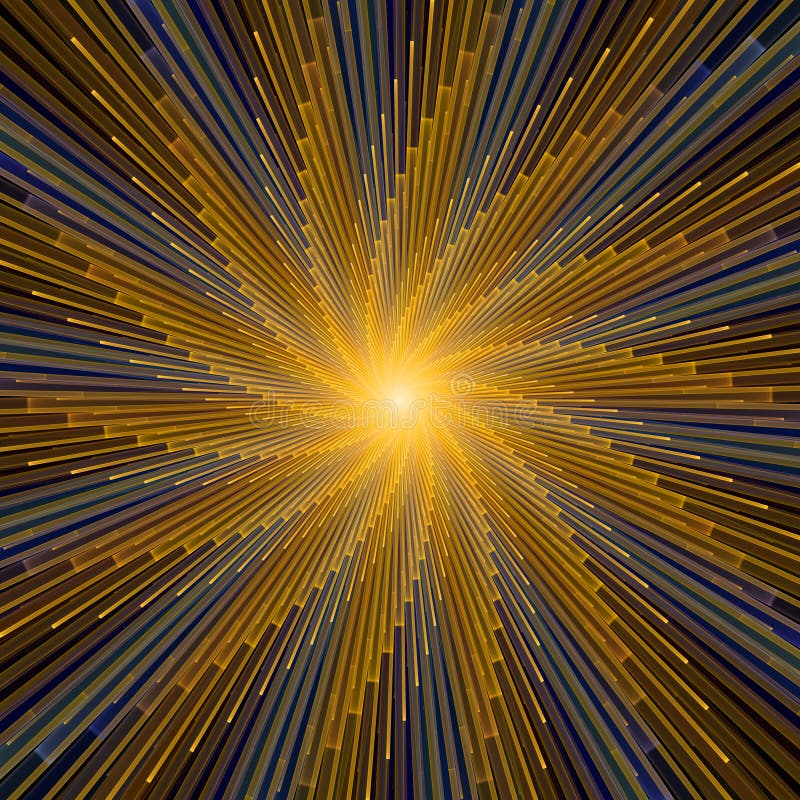 Fractal Line Burst stock illustration. Illustration of background ...