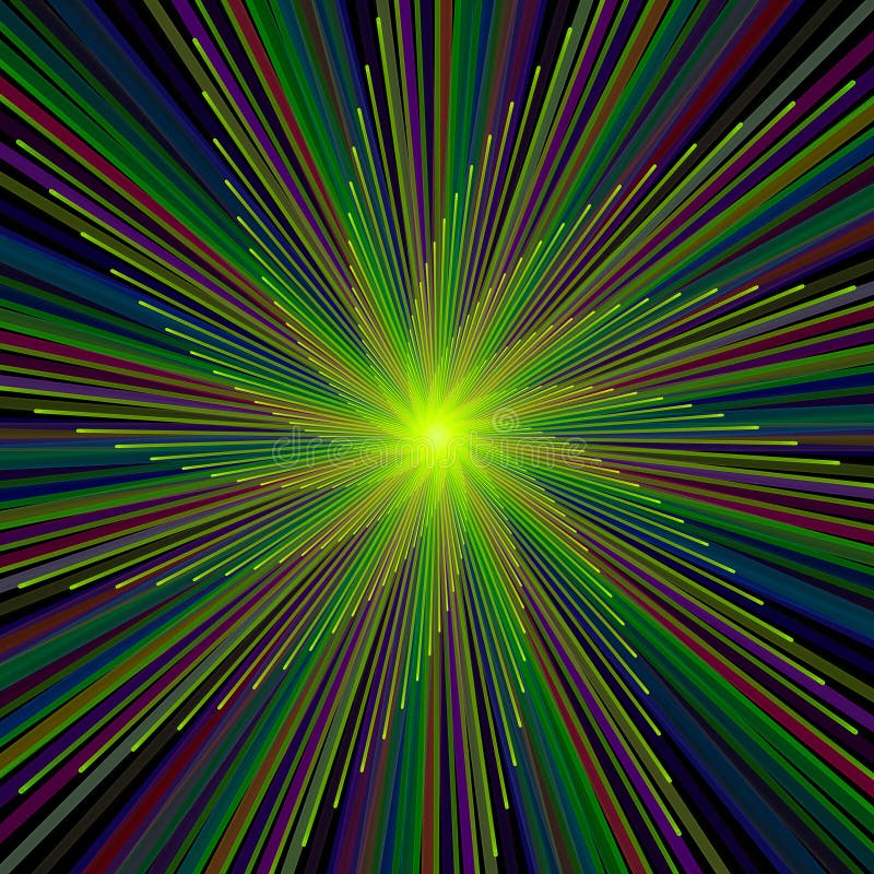Fractal Line Burst stock illustration. Illustration of vortex - 291218116