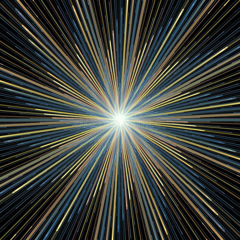 Fractal Line Burst stock illustration. Illustration of burst - 296157103