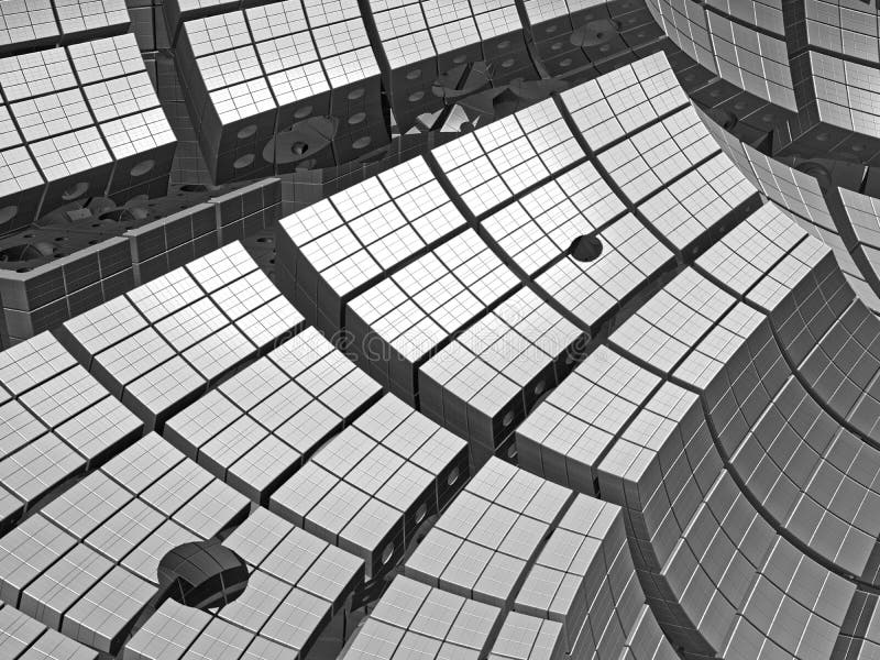 Fractal Machine stock illustration. Illustration of geometrical - 88780271