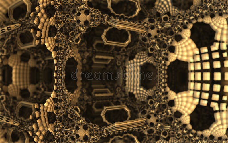 Fractal Machine or Sci-fi Structure or Fantasy Artifact Stock ...