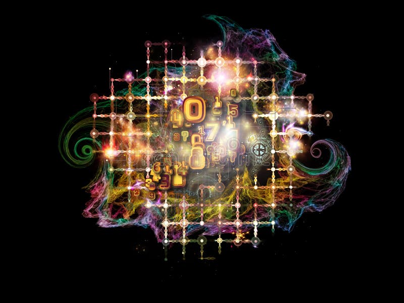 Fractal Math stock illustration. Illustration of abstract - 63646274