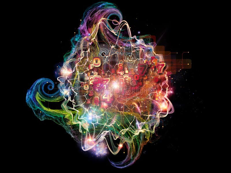 Elements of Math Visualization Stock Illustration - Illustration of ...