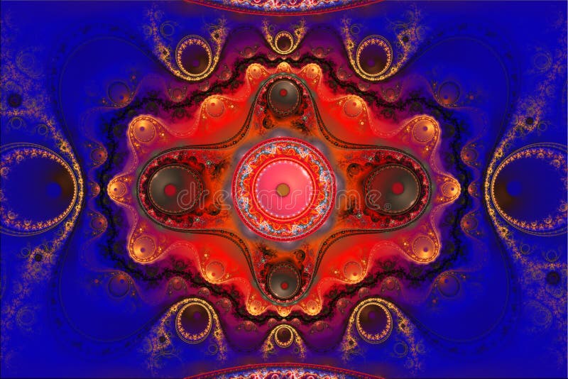 Fractal Mathematic Algorithm Generated Art Picture Illustration Can ...