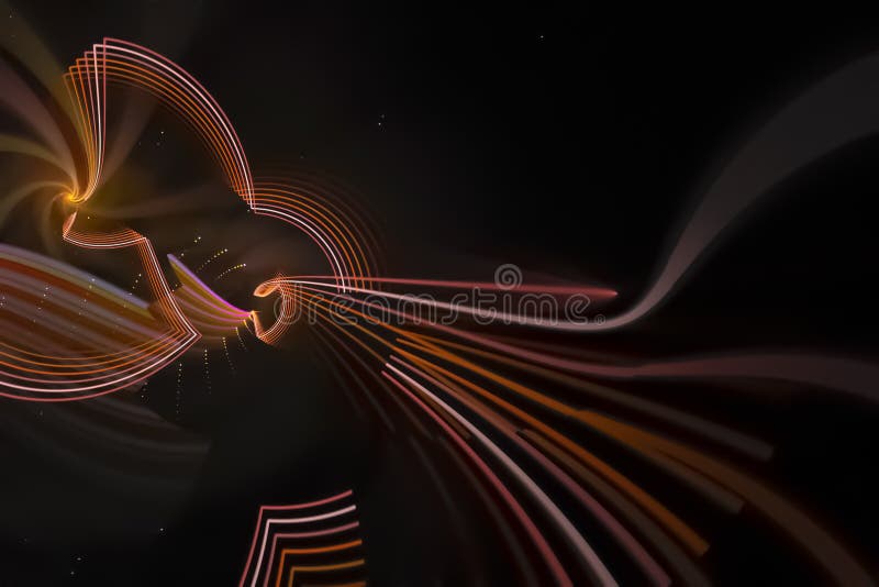 Fractal Modern Concept Bright Style Pattern Dynamic Chaos Motion ...