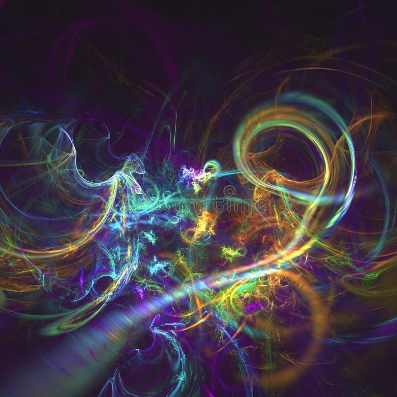 Colored swirls stock illustration. Illustration of background - 63704391