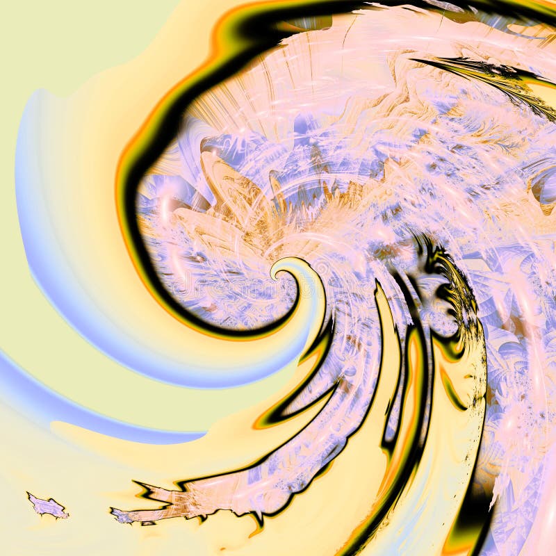 Fractal is Never-ending Pattern Stock Illustration - Illustration of ...