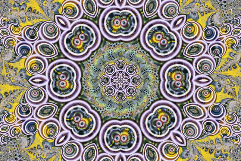 Fractal is Never-ending Pattern. Stock Illustration - Illustration of ...