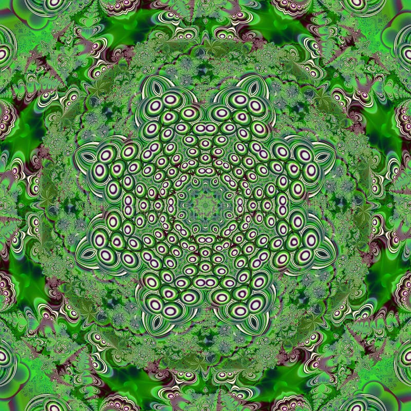 Fractal is Never-ending Pattern. Stock Illustration - Illustration of ...