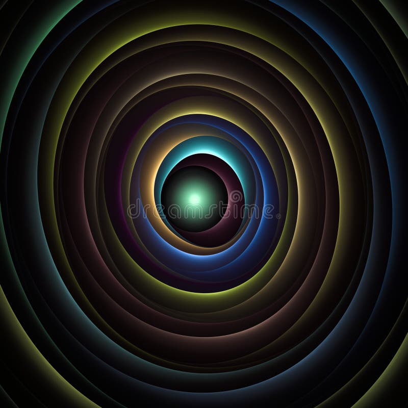 Fractal Orbits stock illustration. Illustration of math - 252708057