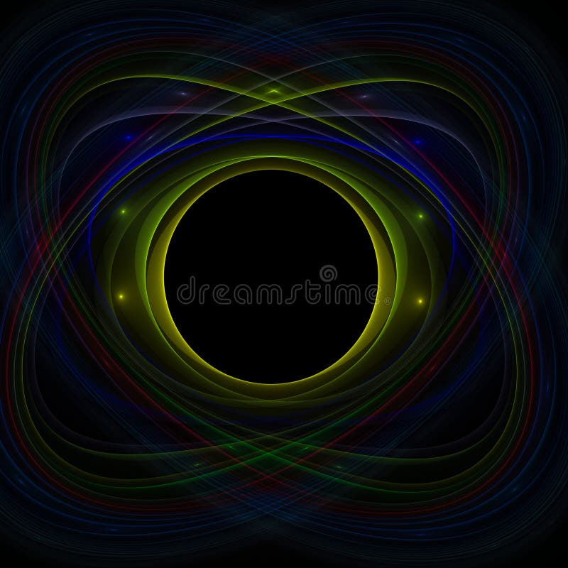 Fractal Orbits stock illustration. Illustration of color - 273039567