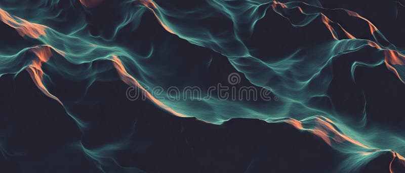 Fractal Overlay Texture Creating a Vibrant Contrast Against a Dark ...
