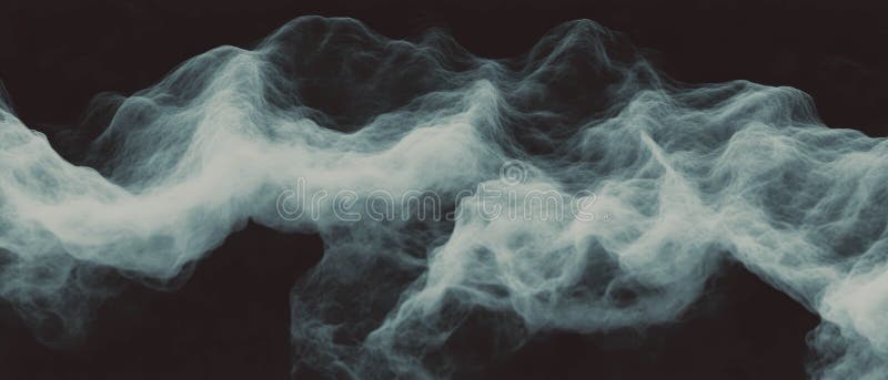 Fractal Overlay Texture with Dynamic Zoom and Movement Against a Black ...