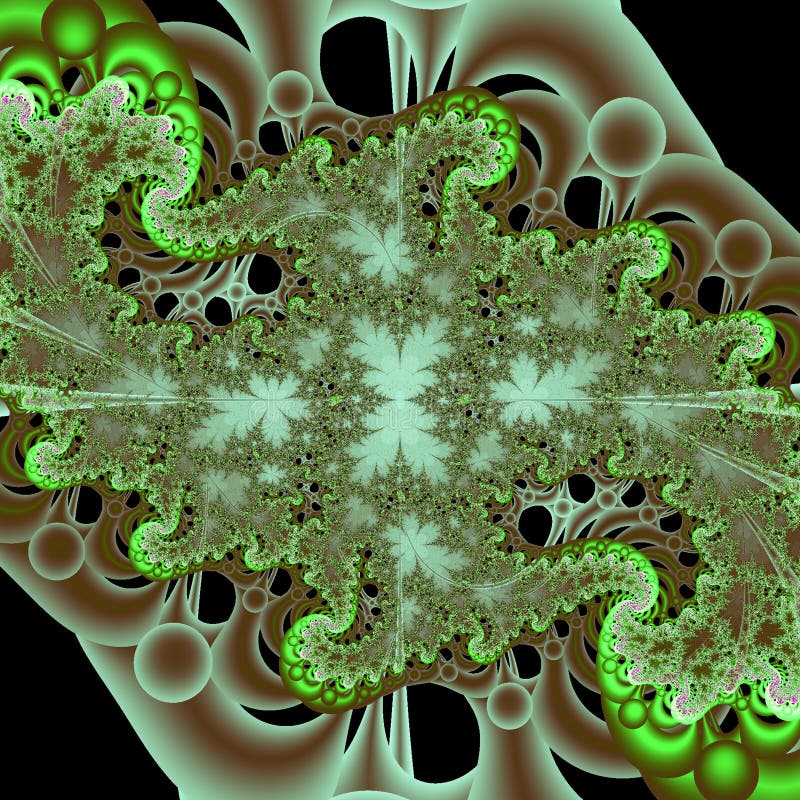 Fractal Pattern. Abstract Digital Background Generated on a Computer ...