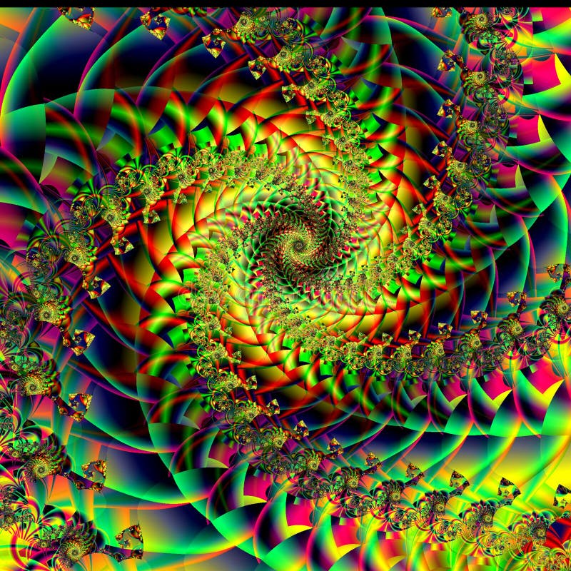 Fractal pattern stock illustration. Illustration of harmonious - 158670417