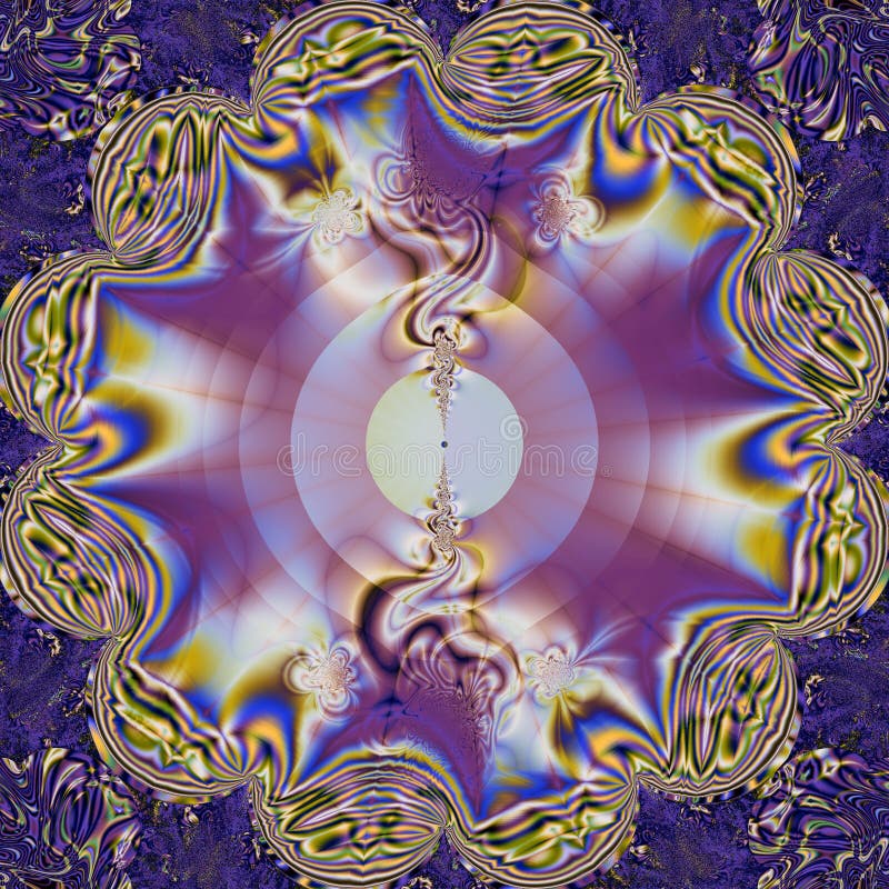 Fractal Pattern. Abstract Digital Background Generated on a Computer ...