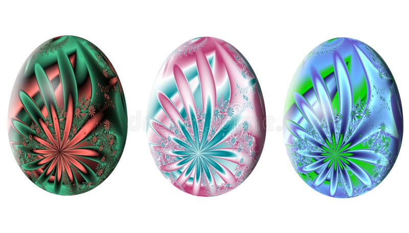 Abstract Fractal Pattern. Easter Egg. Illustration Stock Illustration ...