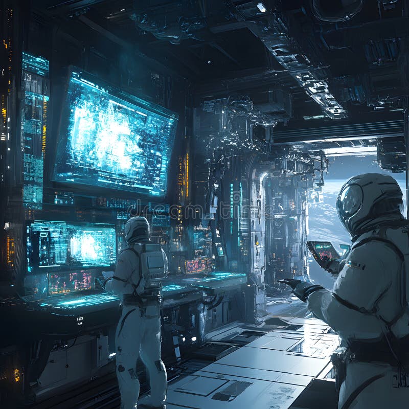 A Fractal Pattern of Light and Dust in a Nebula within the Deep Space ...