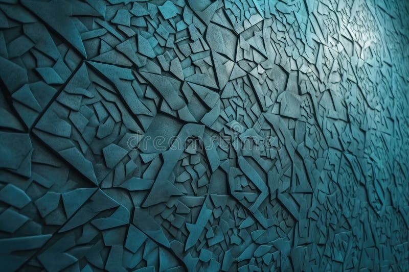 Fractal Pattern on a Wall, with the Texture and Color of the Wall ...