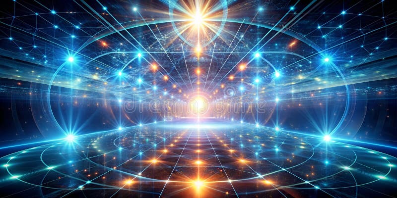 Fractal Patterns of Light and Energy Glow in a Cyberspace Realm a ...