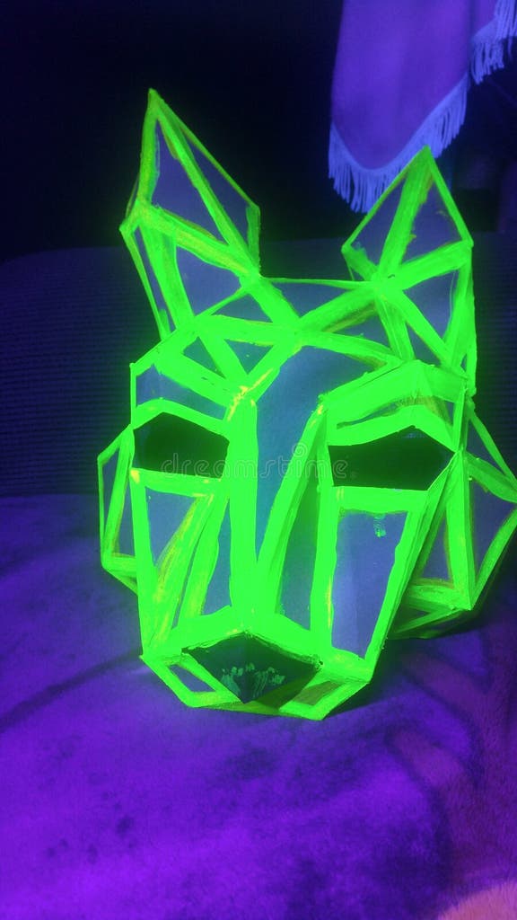 The fractal rabbit stock image. Image of blacklight - 115649297