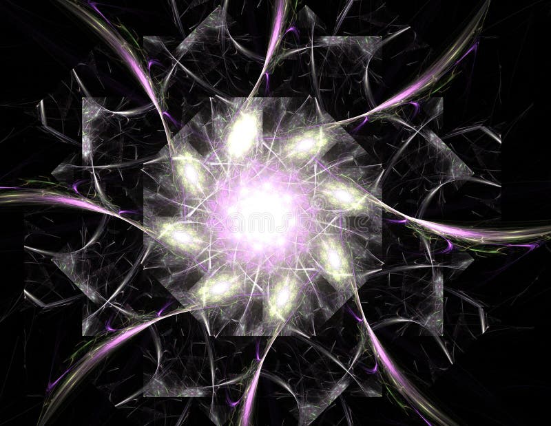 Fractal Radial Pattern on the Subject of Science, Technology and Design ...