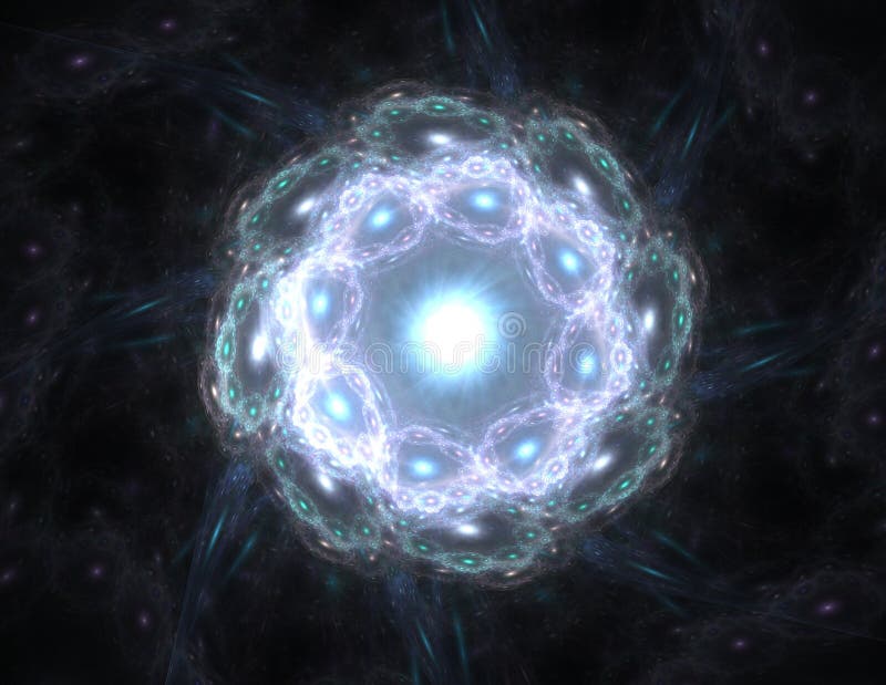 Fractal Radial Pattern on the Subject of Science, Technology and Design ...