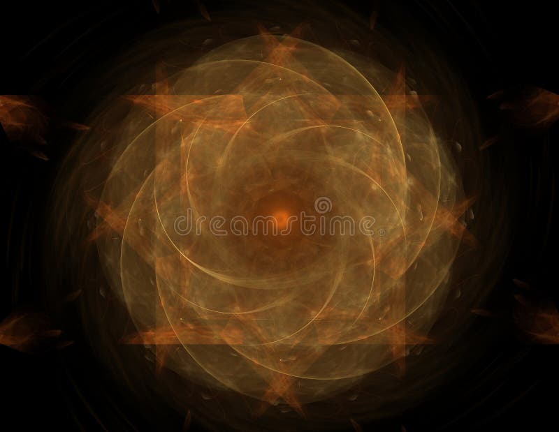 Fractal Radial Pattern on the Subject of Science, Technology and Design ...