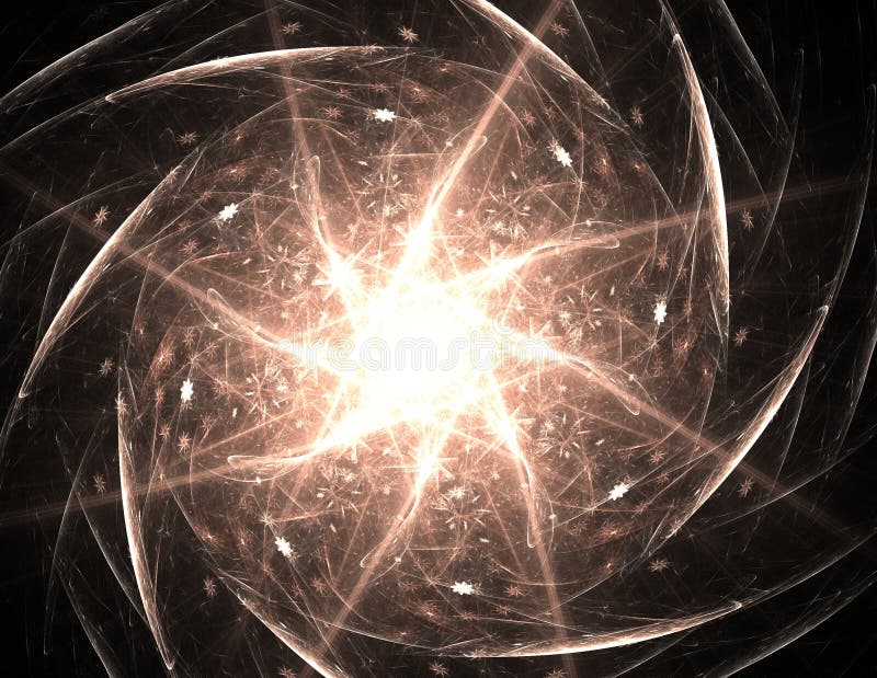 Fractal Radial Pattern on the Subject of Science, Technology and Design ...