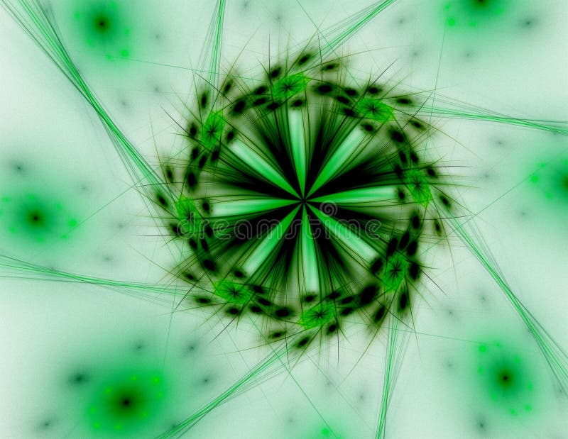 Fractal Radial Pattern on the Subject of Science, Technology and Design ...