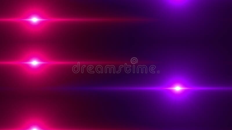 Fractal Rays with Glowing Impulse Lights Stock Illustration ...