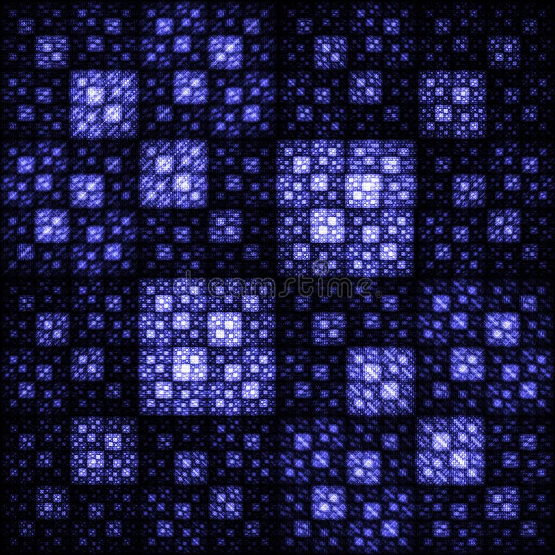 Fractal seamless pattern stock illustration. Illustration of reflection ...