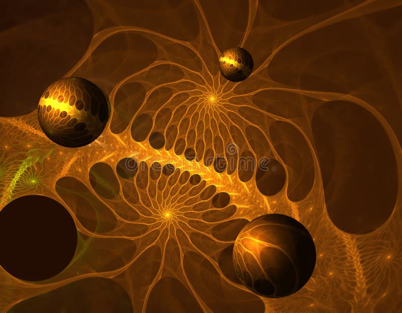 The Fractal Space stock illustration. Illustration of planetarium - 6902429