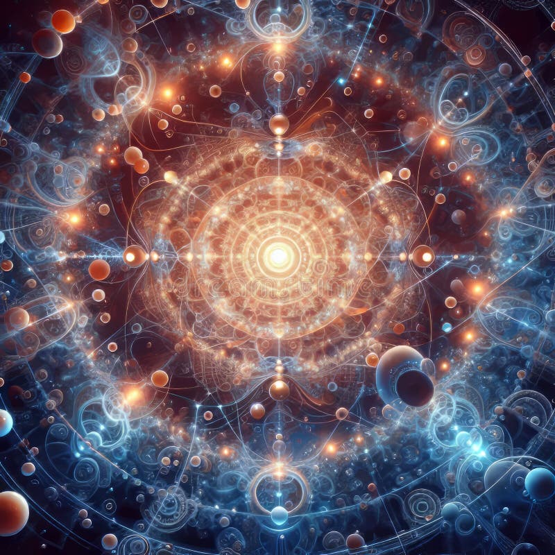 Fractal Space Space with Complex Patterns and Self Repeating T Stock ...