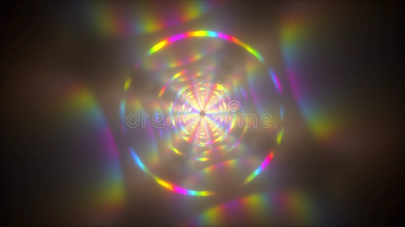 Fractal Spatial Tunnel Abstract Background. Stock Illustration ...