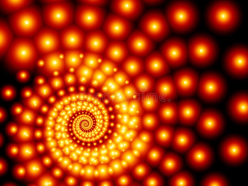 Fractal Spiraal stock illustratie. Illustration of concepten - 6752527